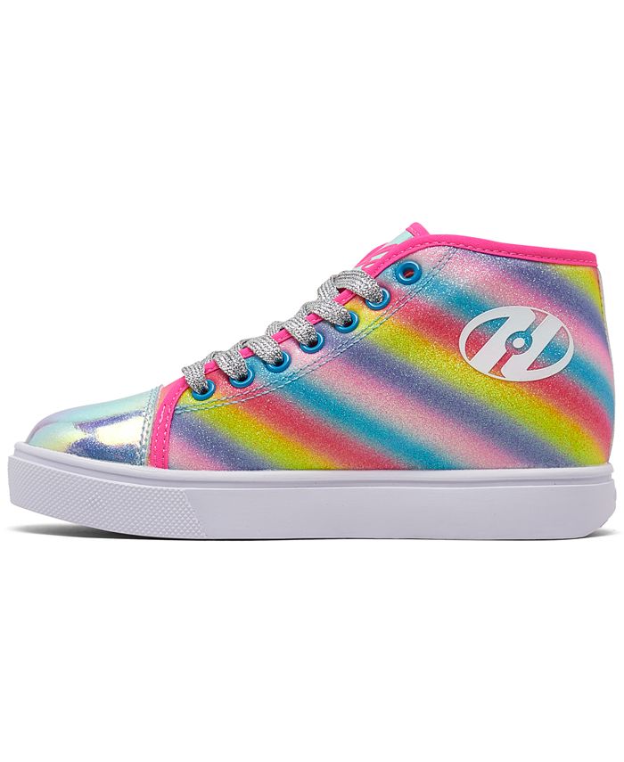 Heelys Little Girls Veloz Barbie High Top Wheeled Casual Skate Sneakers ...