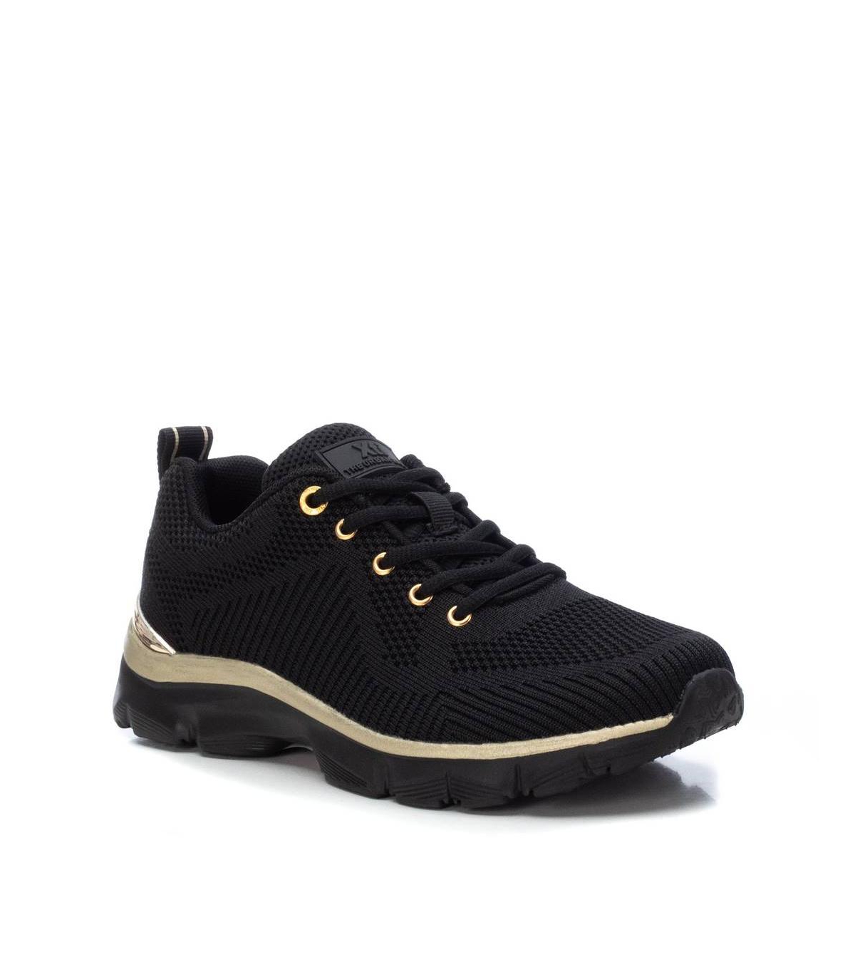 Click here for Womens Lace-Up Sneakers By Xti - Black prices