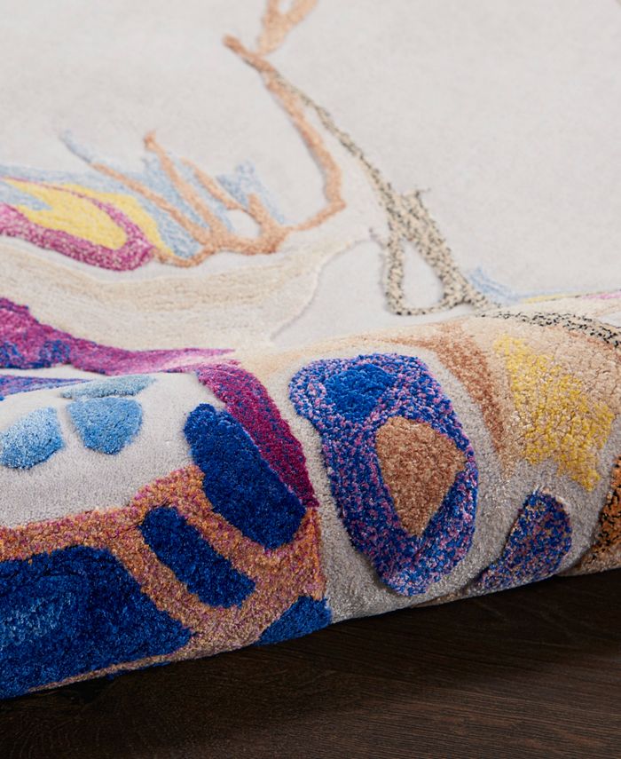 Nourison Home Prismatic PRS20 8'6" x 11'6" Area Rug - Macy's