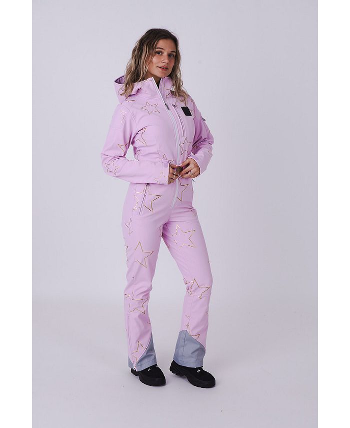 OOSC Women's Pink with Stars Chic Ski Suit - Macy's