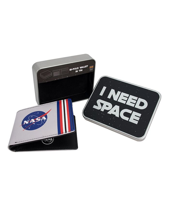 NASA LOGO Bifold Wallet in a Decorative Tin Case, Multi - Macy's