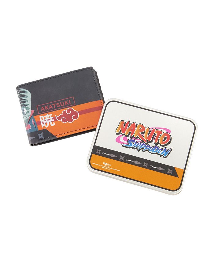 Naruto SHIPPUDEN AKATSUKI LOGO Bifold Wallet, Slim Wallet with ...