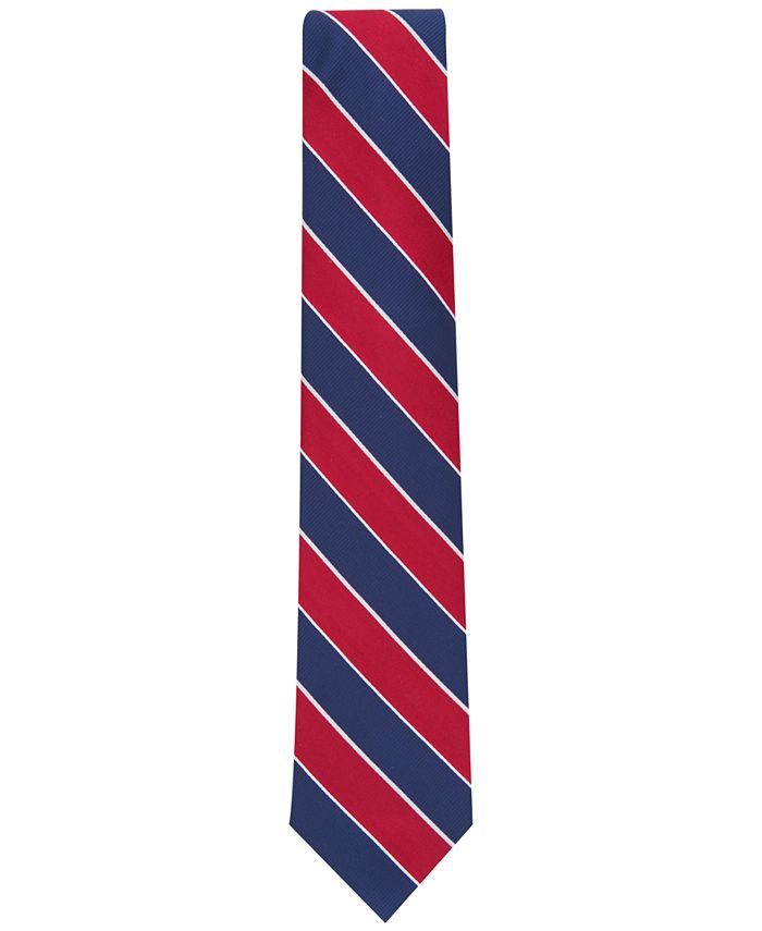 Club Room Men's Shore Stripe Tie, Created for Macy's - Macy's