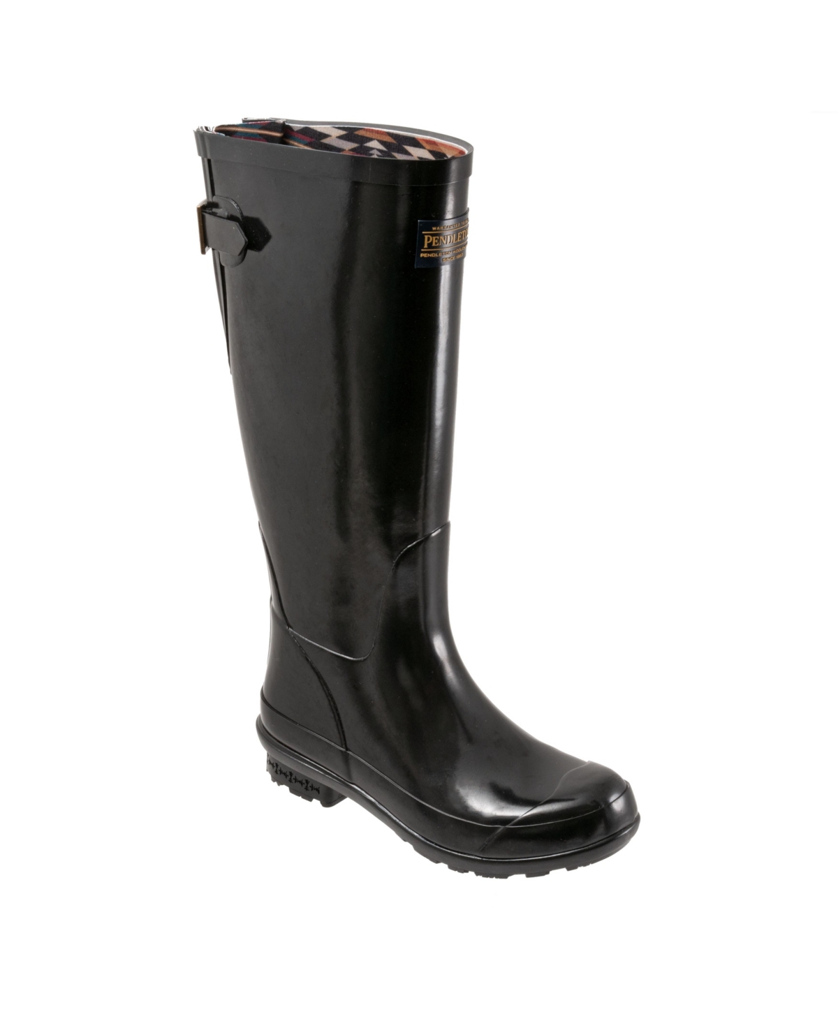 Click here for Pendleton Womens Gloss Tall Boots - Black prices
