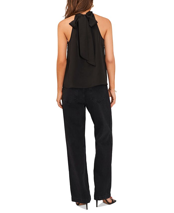 1.STATE Women's Sleeveless Tie-Back Halter Top - Macy's