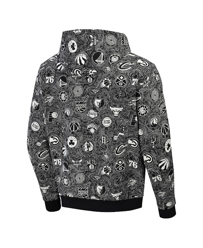 Staple Men's NBA x Black All Teams Fusion Fleece Pullover Hoodie - Macy's