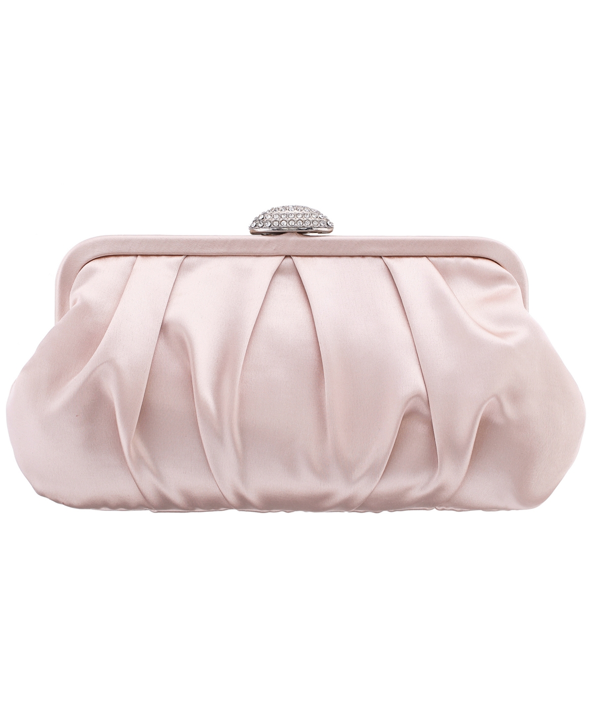 Click here for Womens Classic Satin Clutch - Pearl Rose prices