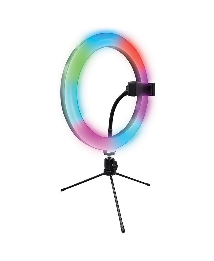 Supersonic 10 inch Pro Live Steam Selfie RGB Ring Light - Macy's