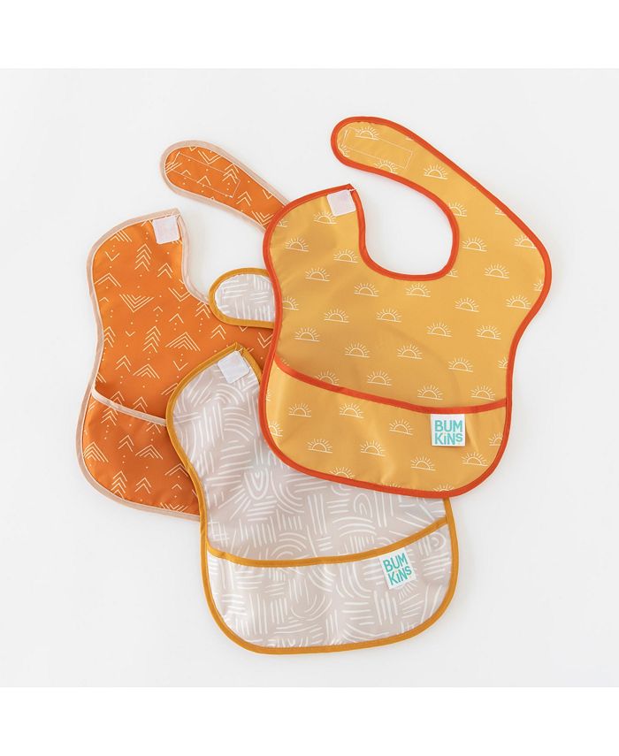 Bumkins SuperBib Baby Boys and Girls Bibs, Pack of 3 - Macy's
