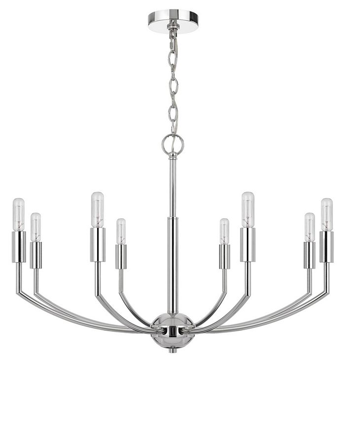 Cal Lighting Maxton 8 Light 19" Height Metal Chandelier - Macy's