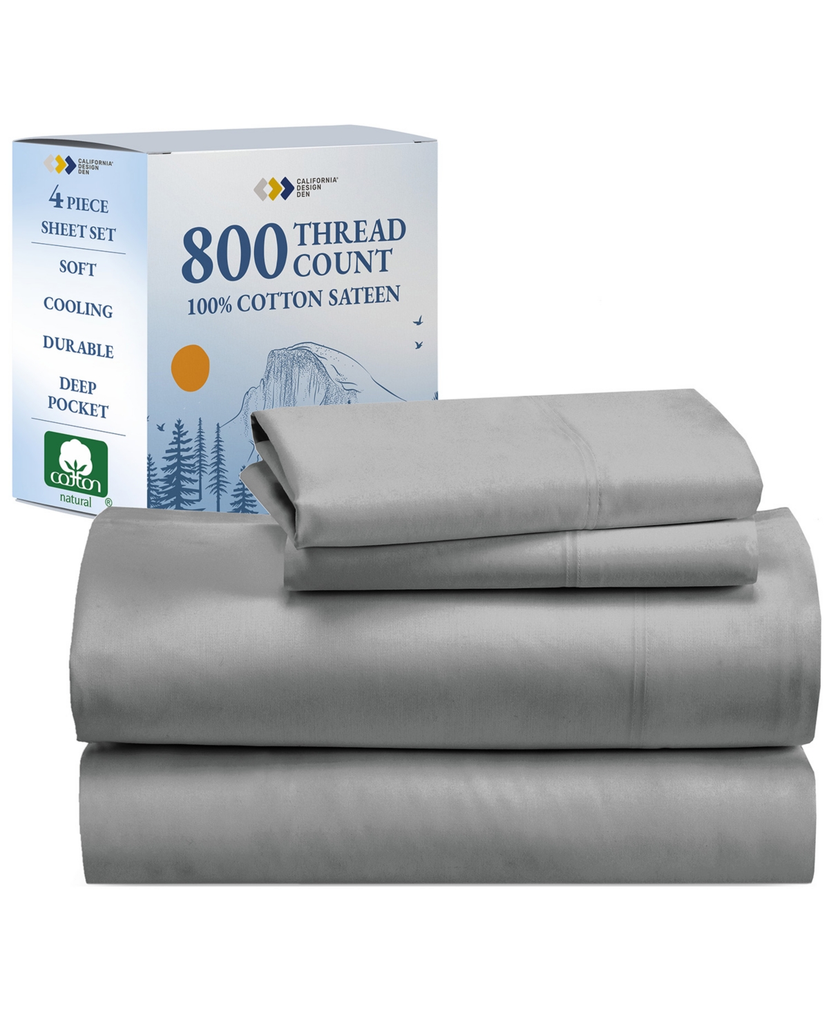 Click here for California Design Den Luxury Bed Sheets Set - 800... prices