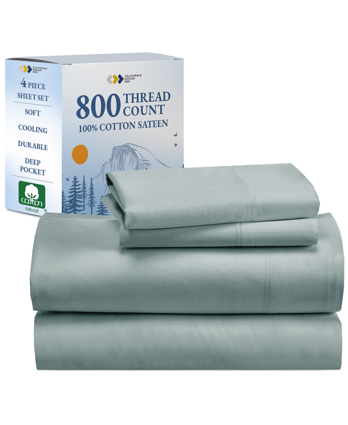 Click here for California Design Den Luxury Bed Sheets Set - 800... prices