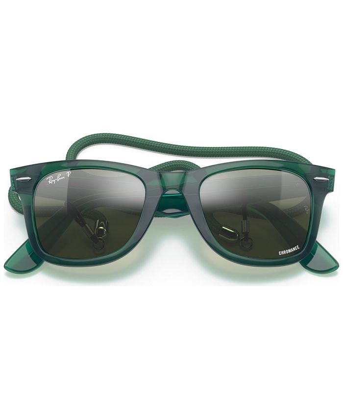 Ray-Ban Unisex Original Wayfarer Colorblock Polarized Sunglasses ...