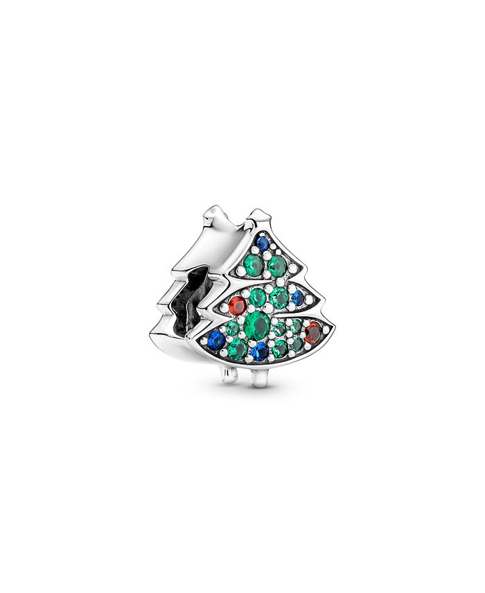 Pandora Crystal Stone Christmas Tree Charm - Macy's