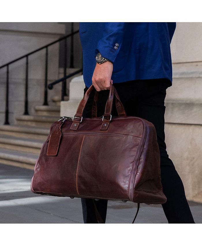 Jack Georges Voyager Leather XLarge Convertible Valet Bag - Macy's