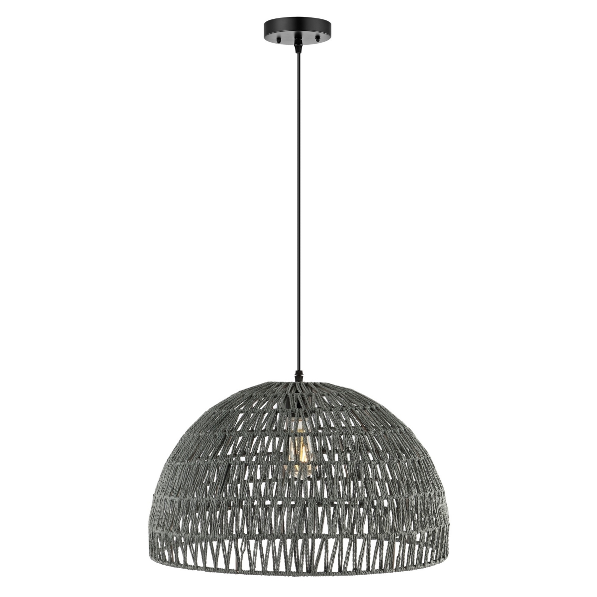 Click here for Campana Bohemian Modern Woven Rattan iron Led Pend... prices