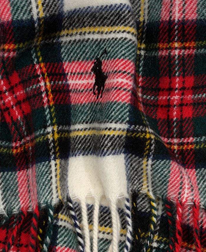 Polo Ralph Lauren Men's Tartan Plaid Scarf - Macy's