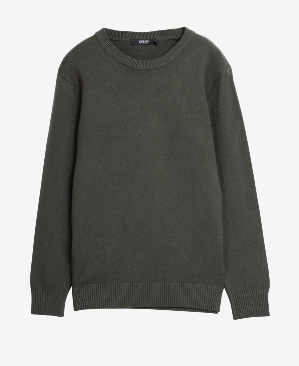 Click here for Xray Boys Basic Crew Neck Sweater - Olive prices