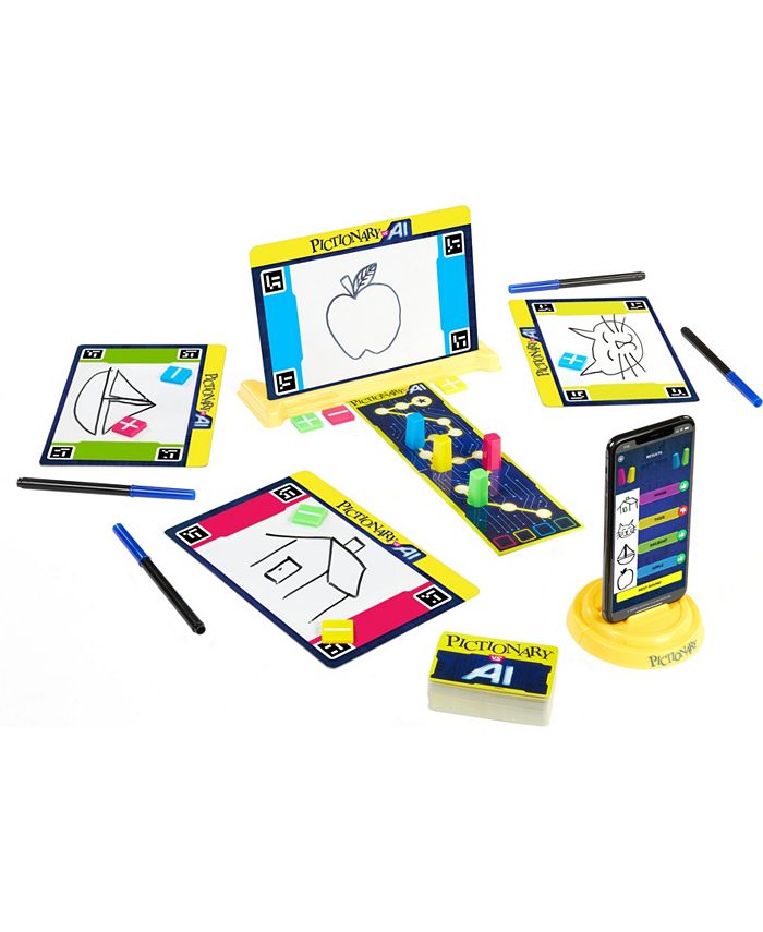 Mattel Games Pictionary Vs AI Family Game For Kids Adults Using Artificial Intelligence - Macy's