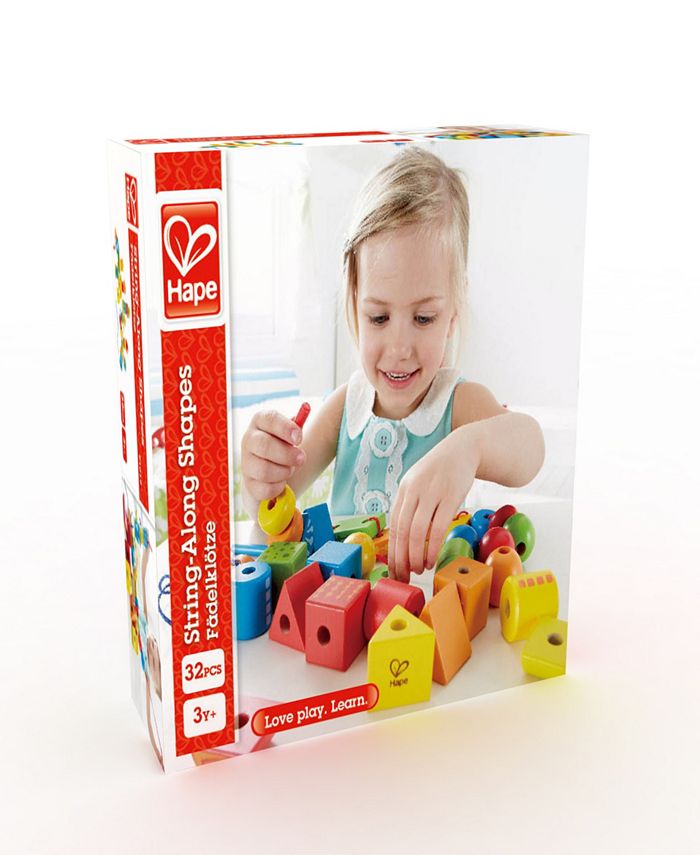 Hape String-Along Shapes Block Stacking Game - Macy's
