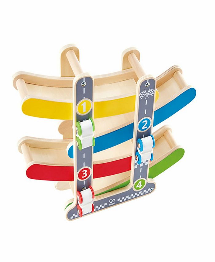 Hape Fast Flip Kid's Wooden Racetrack - Macy's
