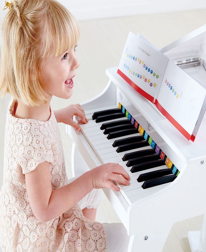 Hape Deluxe White Grand Piano Musical Toy - Macy's