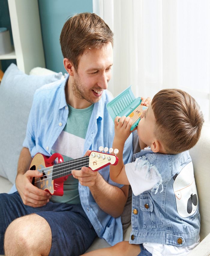 Hape Learn with Lights Teal Harmonica - Macy's