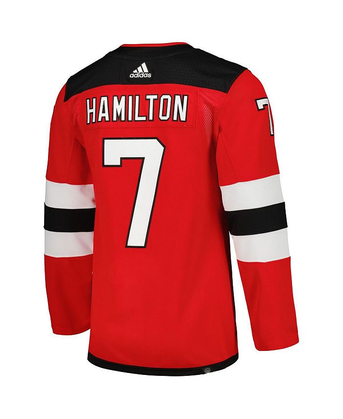 adidas Men's Dougie Hamilton Red New Jersey Devils Home Authentic ...