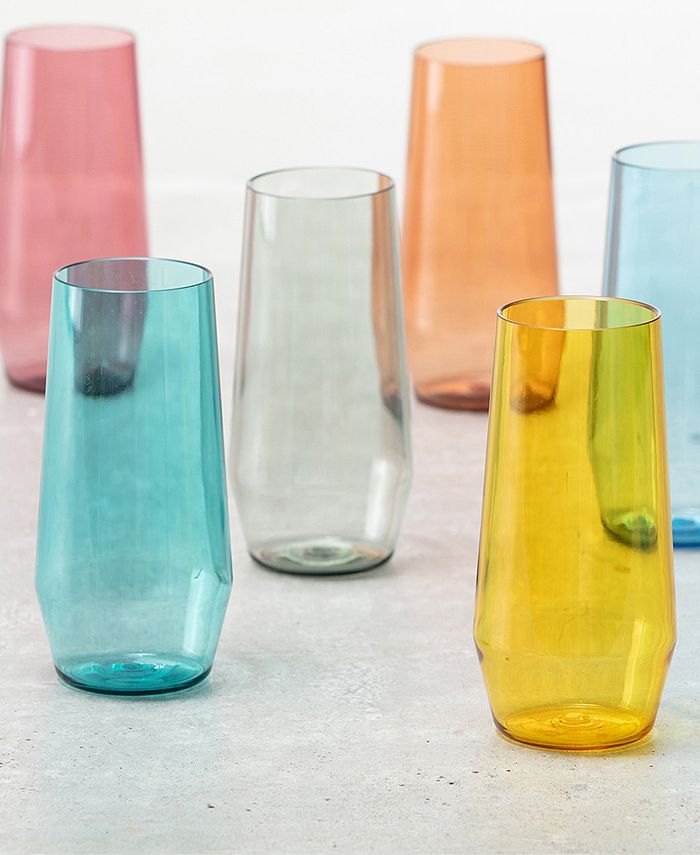 Fortessa Sole Outdoor Iced Tea 18 oz, Set of 6 - Macy's