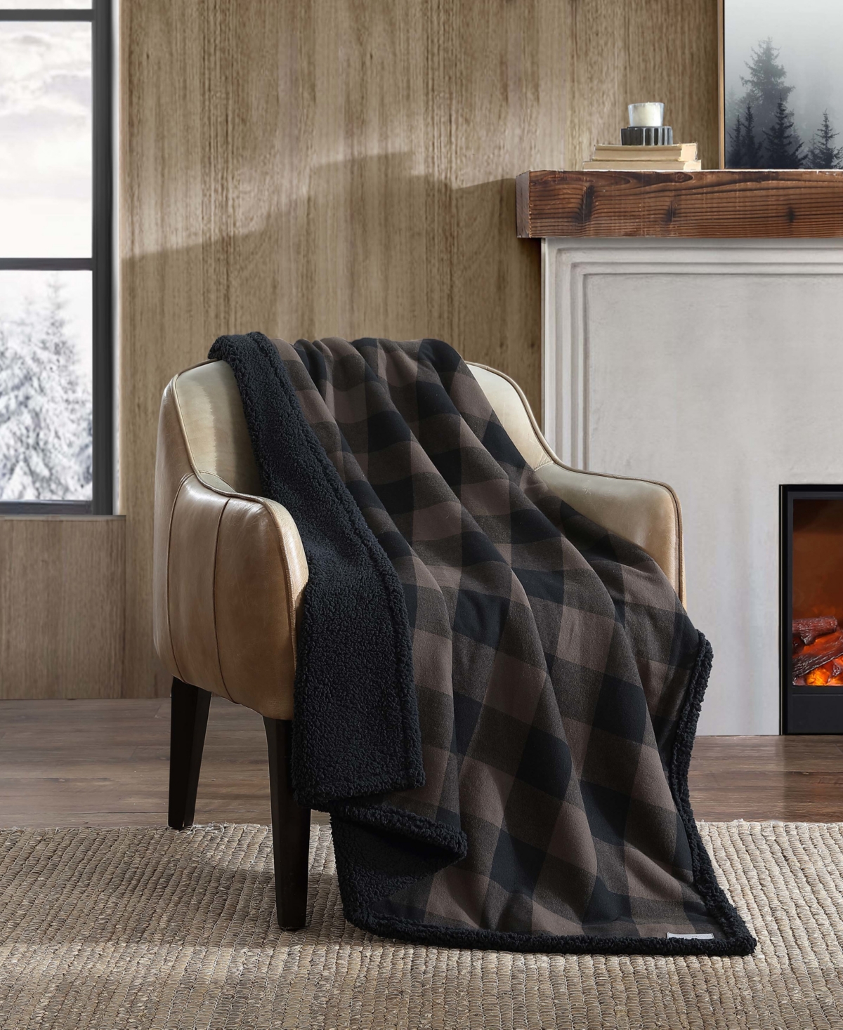 Click here for Eddie Bauer Plaid Cotton Yarn Dye Flannel Reversib... prices