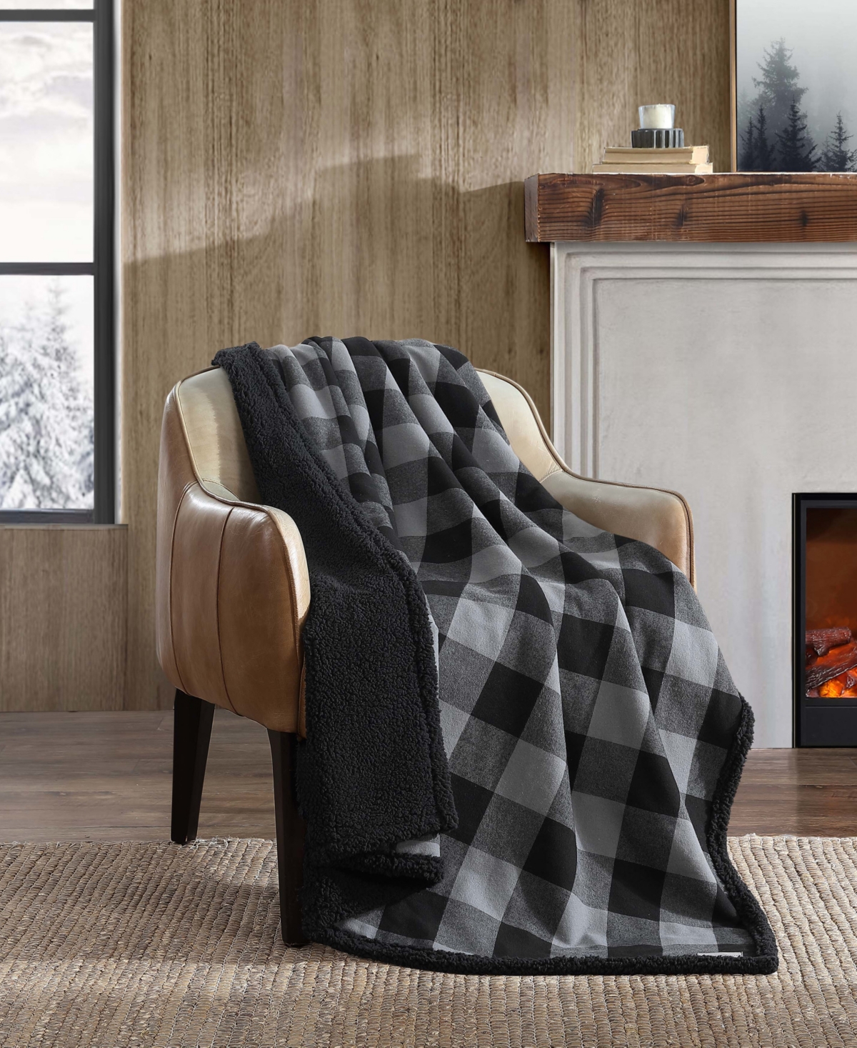 Click here for Eddie Bauer Plaid Cotton Yarn Dye Flannel Reversib... prices
