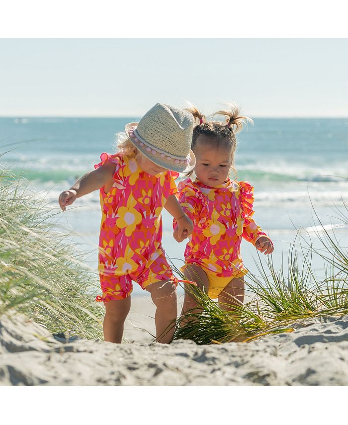 Snapper Rock Baby Girls Pop of Sunshine SS Sunsuit - Macy's