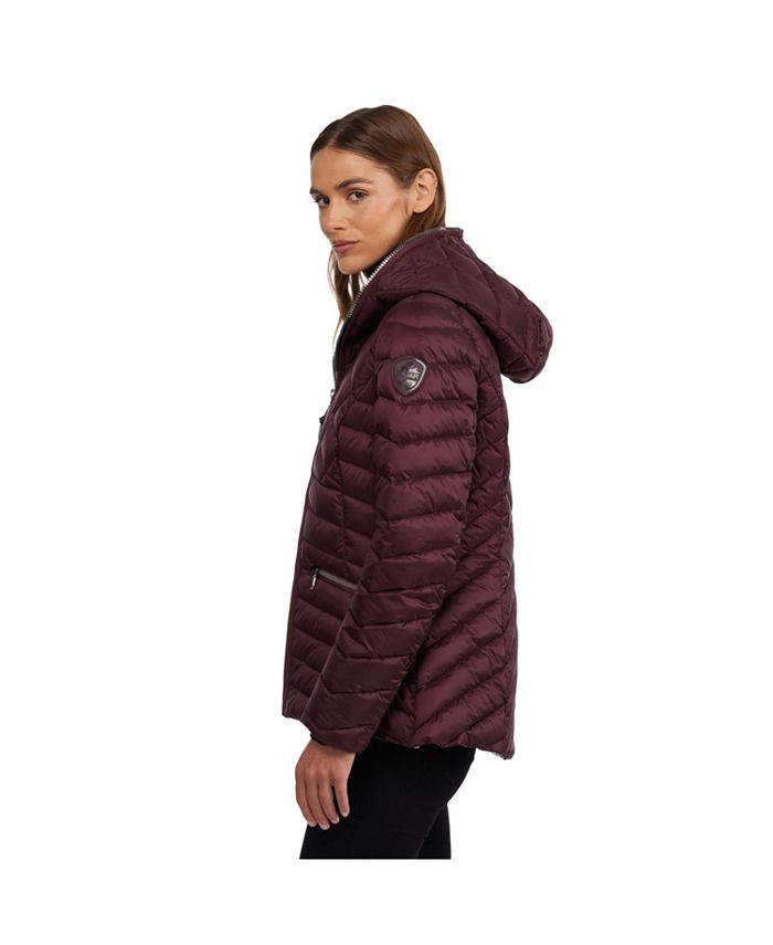 Pajar Nyota Ladies Lightweight Mixed-Diamond Quilted Packable Jacket - Macy's