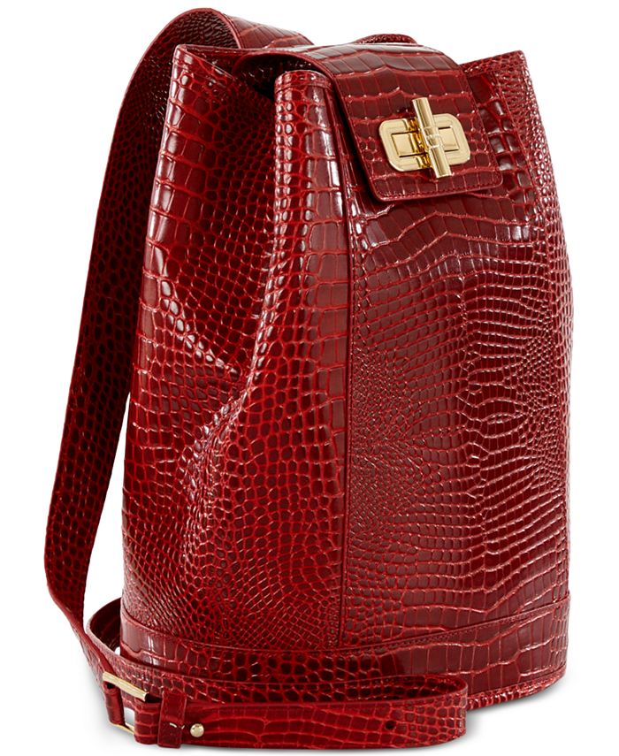 Brahmin Maddie Glissandro Embossed Leather Backpack - Macy's