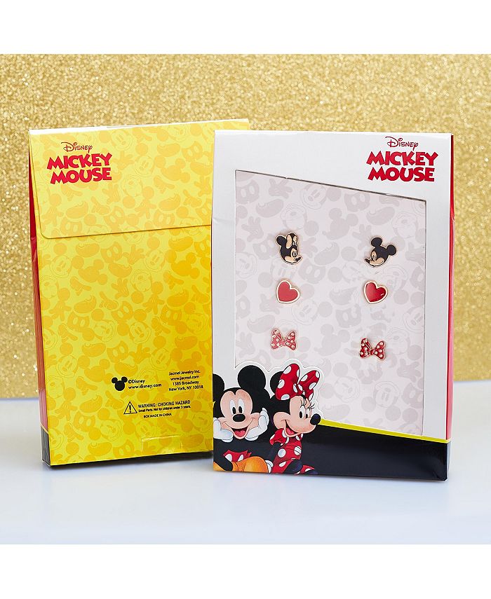 Disney Mickey and Minnie Mouse Fashion Stud Earring - Mismatch Kiss ...
