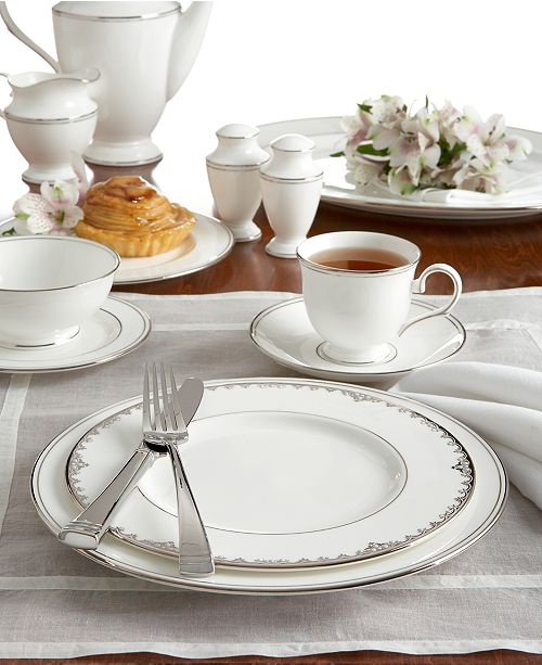 Lenox Federal Platinum Dinnerware Collection & Reviews - Fine China ...