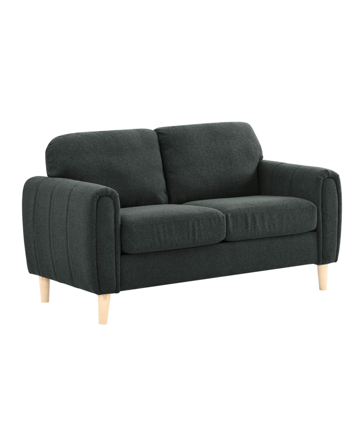 Click here for Serta Gorm 58 Fabric Loveseat - Charcoal prices