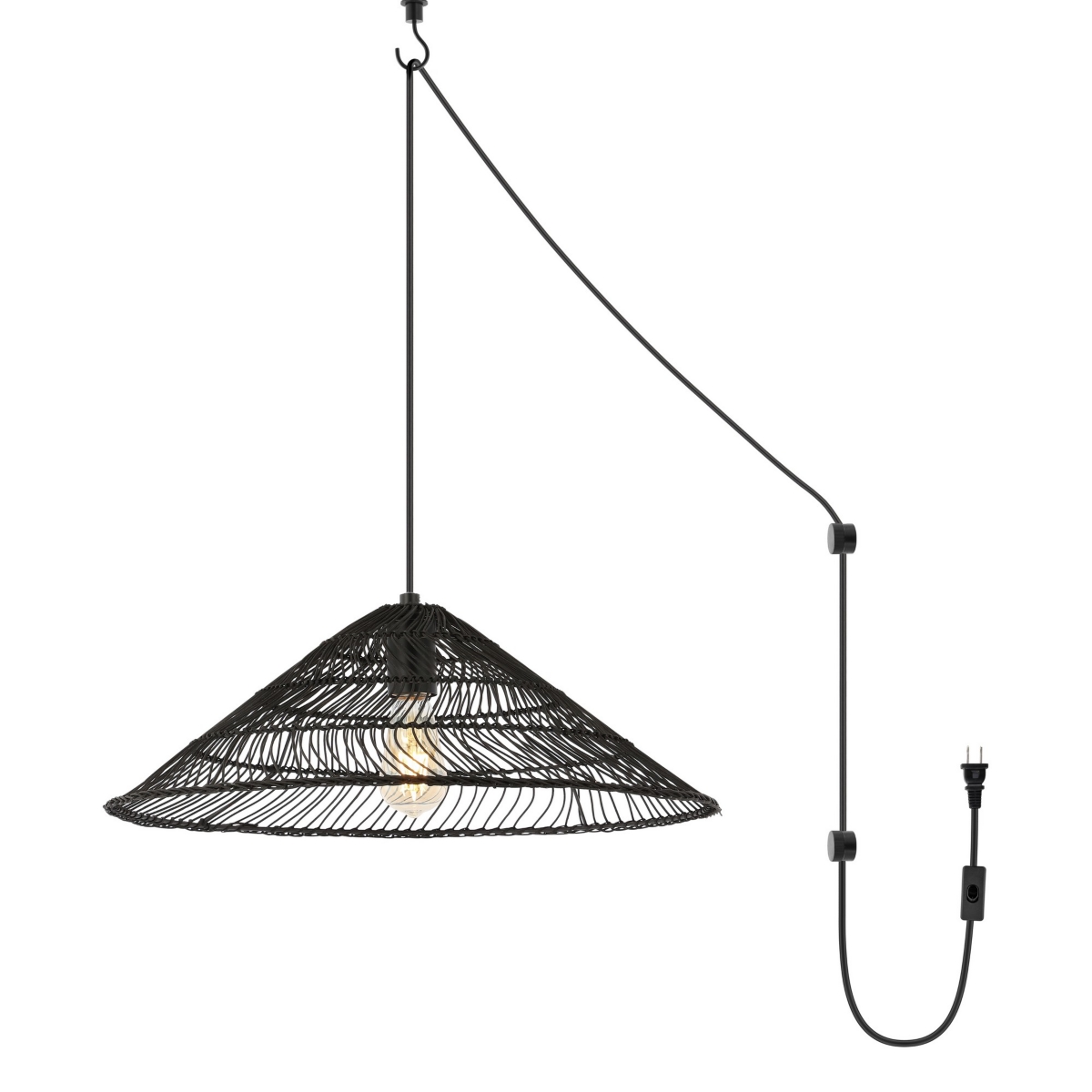 Click here for Nova Farmhouse Coastal Rattan Led Pendant Ceiling... prices