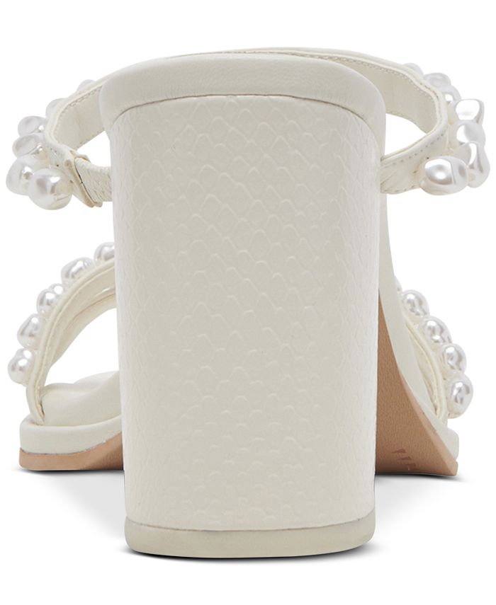 Dolce Vita Women's Barrit Embellished Strappy Block-Heel Dress Sandals ...