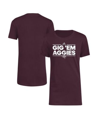 Big Boys adidas Maroon Texas A&M Aggies Slogan Dazzler T-shirt - Macy's