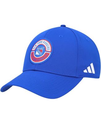 Men's adidas Blue New York Rangers Circle Logo Flex Hat - Macy's