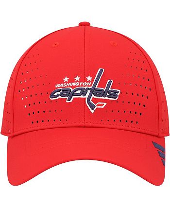adidas Men's Red Washington Capitals Laser Perforated AEROREADY ...
