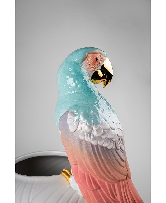 Lladró Macaw Bird Vase - Macy's