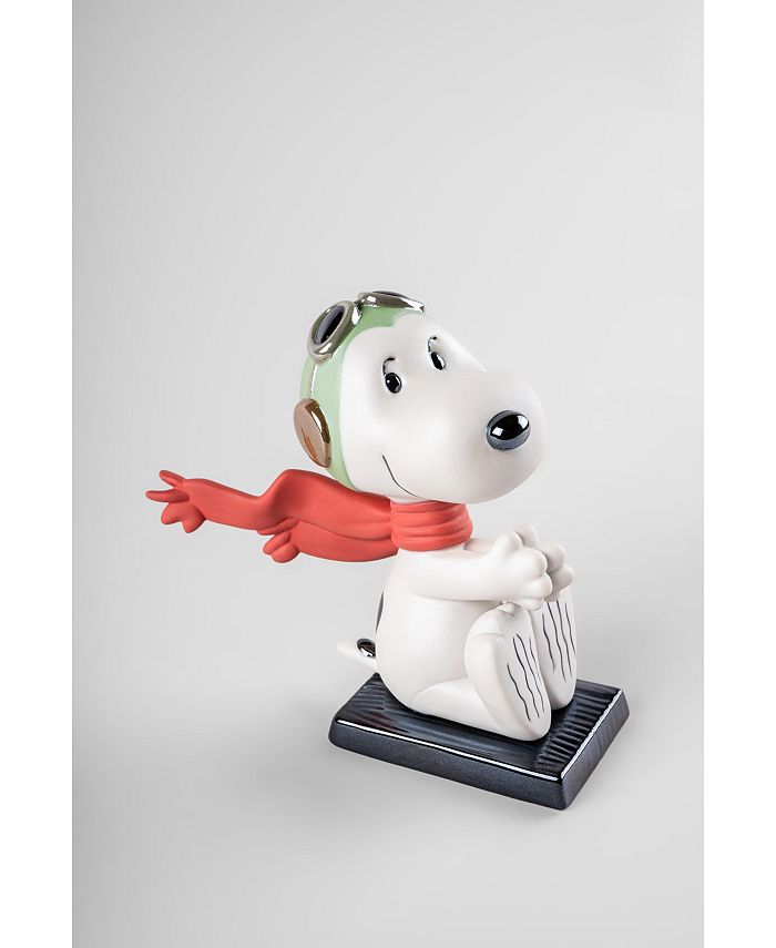 Lladró Snoopy Flying Ace Figurine - Macy's