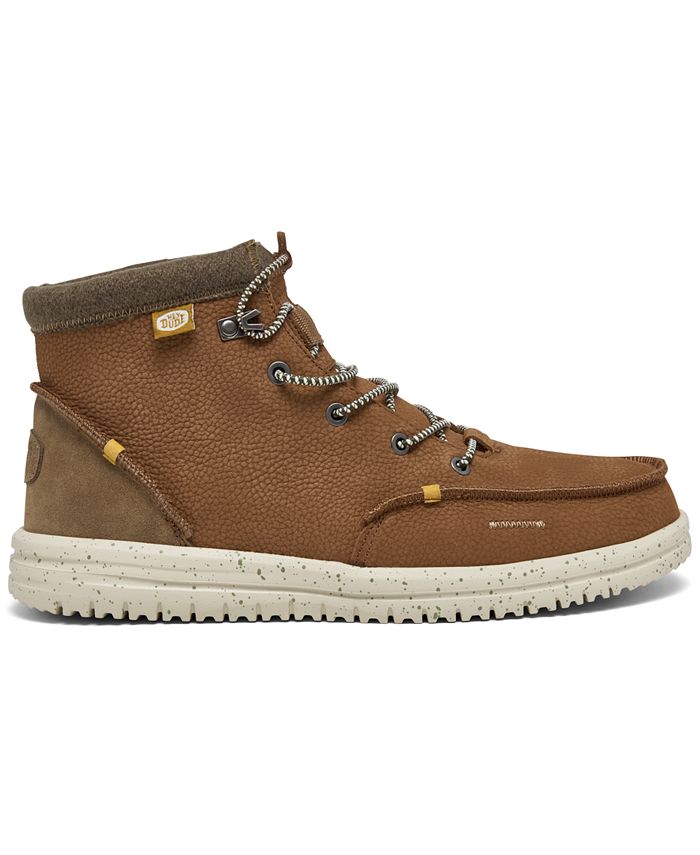 Hey Dude Men's Bradley Leather Casual Boots from Finish Line - Macy's