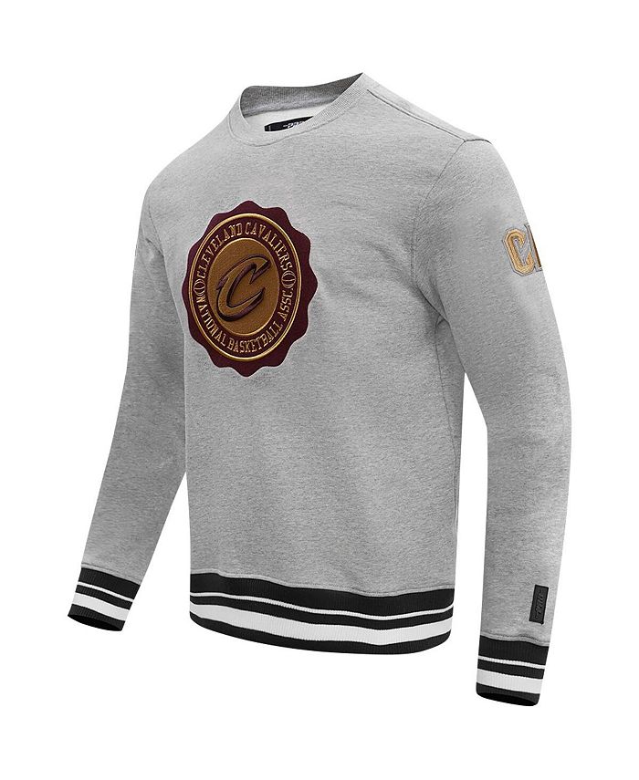Pro Standard Men's Heather Gray Cleveland Cavaliers Crest Emblem ...