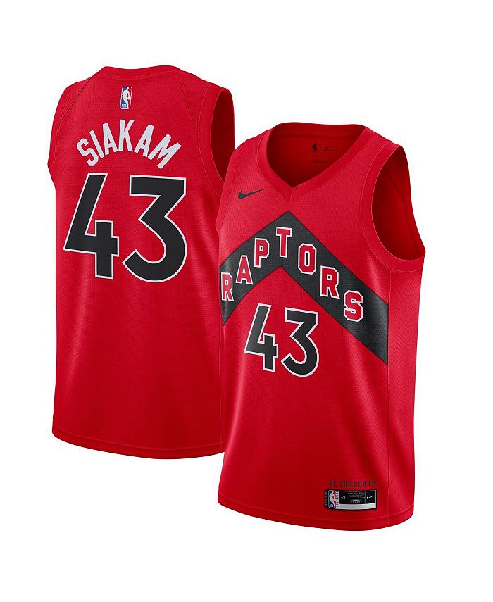 Nike Men's Pascal Siakam Red Toronto Raptors 2020/21 Icon Swingman ...