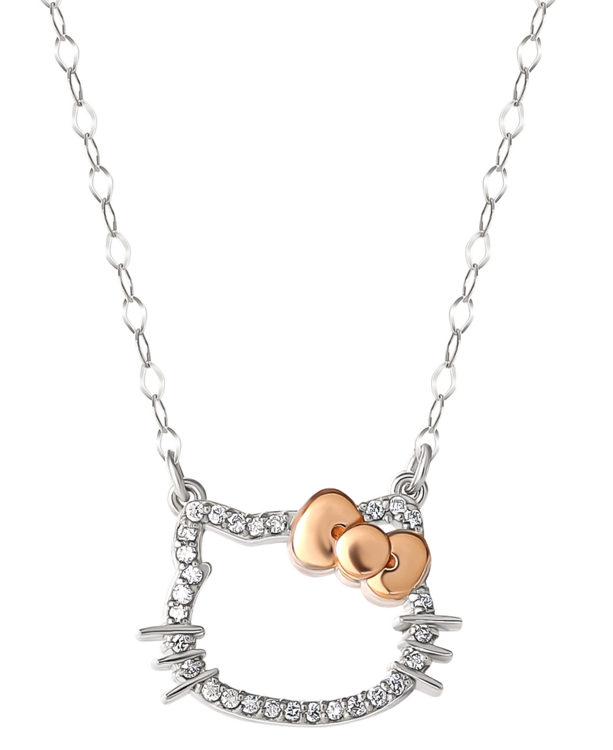 Click here for Hello Kitty Diamond Silhouette Pendant Necklace (1... prices