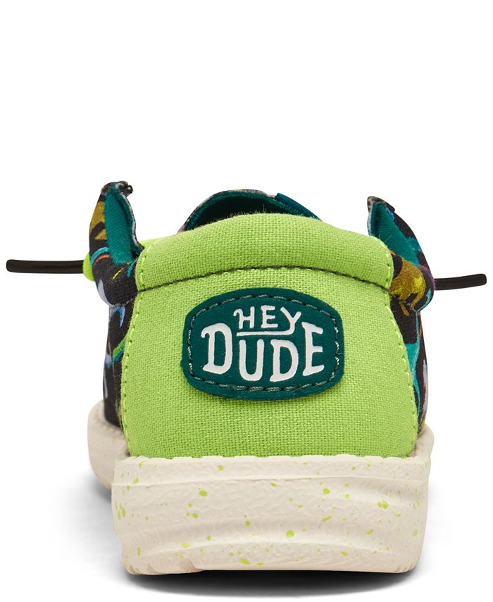 Hey Dude Toddler Boys Wally Dino Casual Sneakers from Finish Line - Macy's