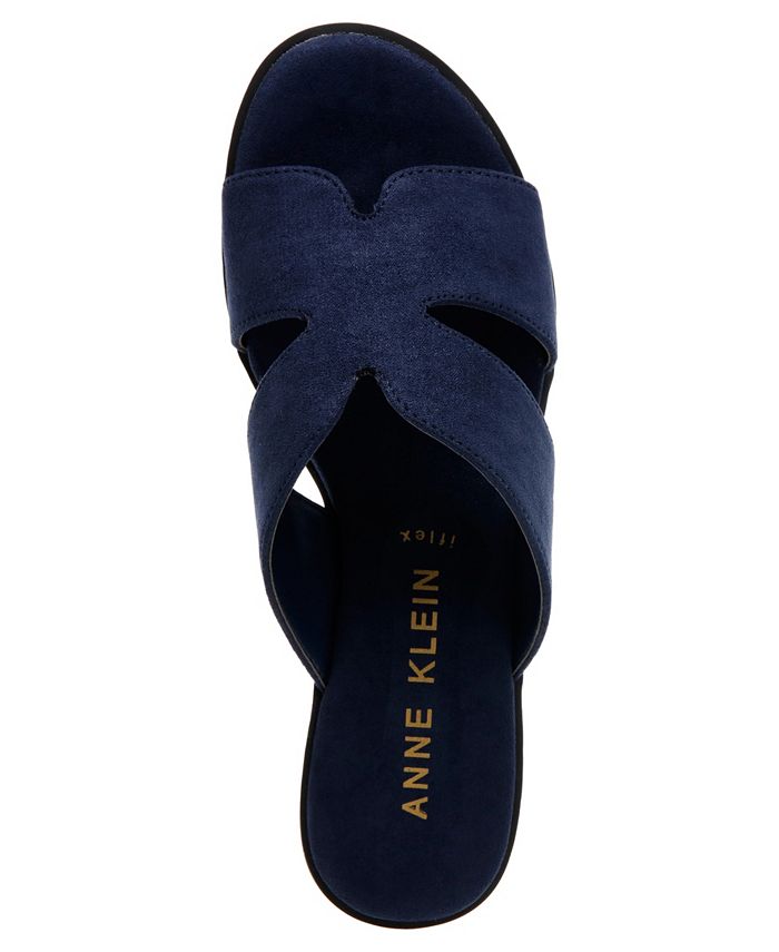 Anne Klein Women's Timmy Block Heel Slide Sandals - Macy's